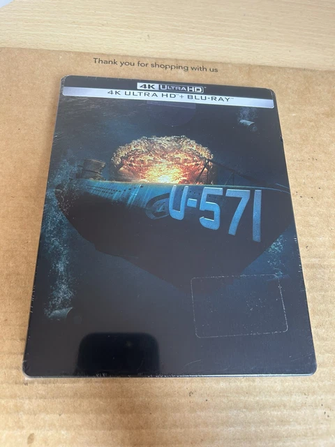 U-571 (2000) 4K UHD Blu Ray SteelBook NEW & SEALED Matthew McConaughey ...