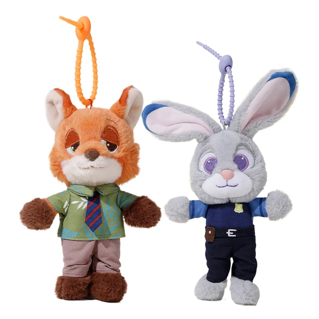 ZOOTOPIA JUDYNICK DOLL Movie Character Stuffed Animals Cute Cartoon ...