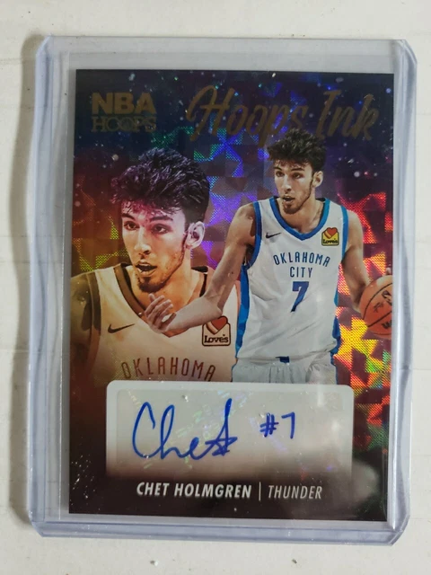 CHET HOLMGREN 2023-2024 NBA Hoops Hoops Inchiostro Iper Autografo EUR ...
