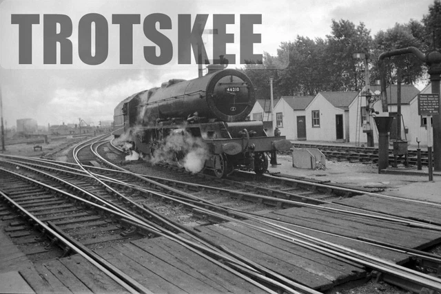 35MM NEGATIVE BR British Railways Steam Loco 46210 Princess Royal c1954 ...