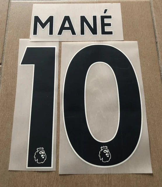 KIT PERSONALIZZAZIONE NOME Numero Maglia Calcio Liverpool 20/21 Away 10 ...