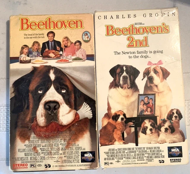 BEETHOVENFILM VHS LOT, Beethovens 2. Film VHS Charles Grodin, 1992, 1994 EUR 2,20 - PicClick DE