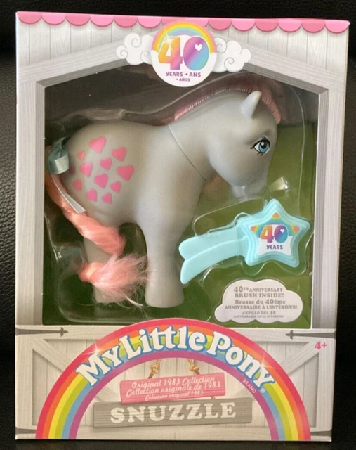 MY LITTLE PONY Snuzzle 40th Anniversary G1 Reissue Classic Pony ...