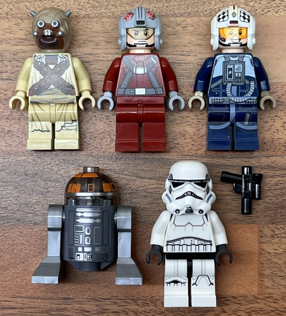 LEGO STAR WARS Minifigure Bundle R3-S1 U-Wing T-16 Skyhopper Pilot ...