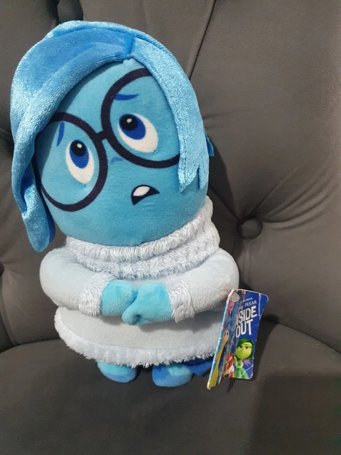 DISNEY PIXAR INSIDE Out Sadness Plush Toy 10” £7.99 - PicClick UK
