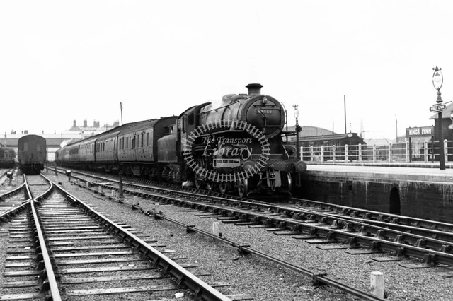 PHOTO BRITISH RAILWAYS Steam Locomotive 1947 Doodlebug 43089 Kings Lynn ...