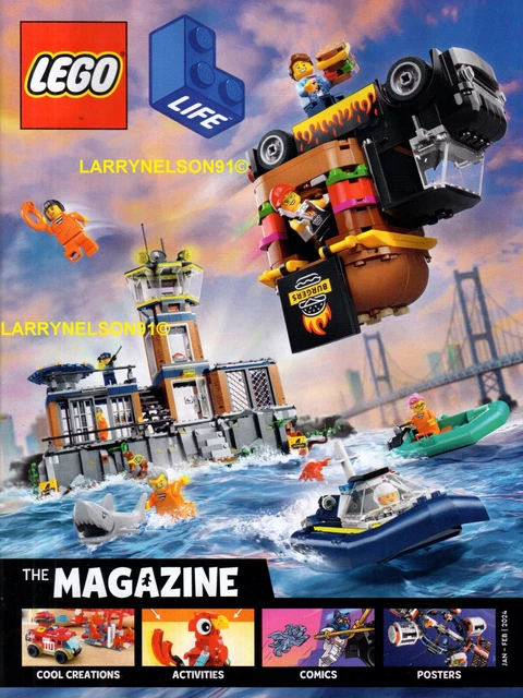 LEGO LIFE MAGAZINE January February 2024 Jurassic Park Creator Star ...