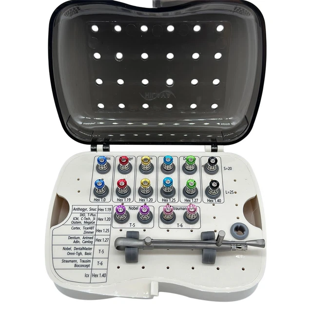 UNIVERSAL PROSTHETIC RESTORATION Hand Driver Kit Dental Implant ...