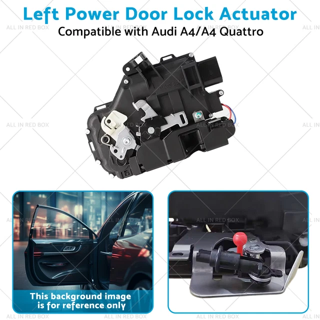 POWER DOOR LOCK Actuator Front Driver Left Suitable for Audi A4/A4 ...