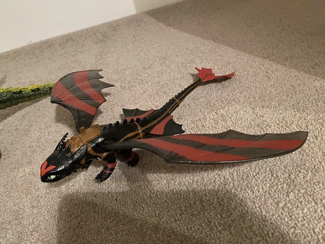 RARE HOW TO Train Your Dragon Toothless Racing Stripes Night Fury ...