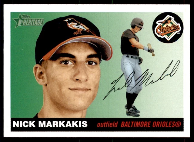 2004 TOPPS HERITAGE - COMME NEUF Nick Markakis Baltimore Orioles #282 ...