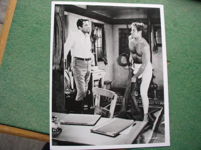 GREGORY PECK & Charlton Heston In Big Country Film /Press Photo 8" X 10 ...