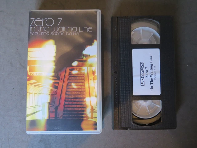 ZERO 7 IN The Waiting Line ft Sophie Barker VHS Promo Music Video Tape ...