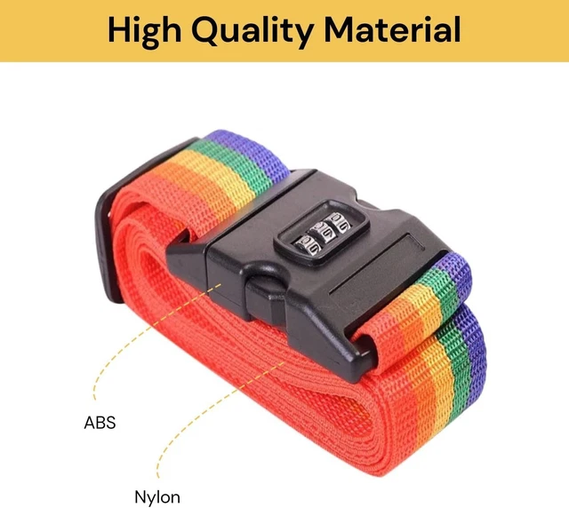 NON SLIP LUGGAGE Strap Adjustable Suitcase Belt Luggage Strap Suitcases ...