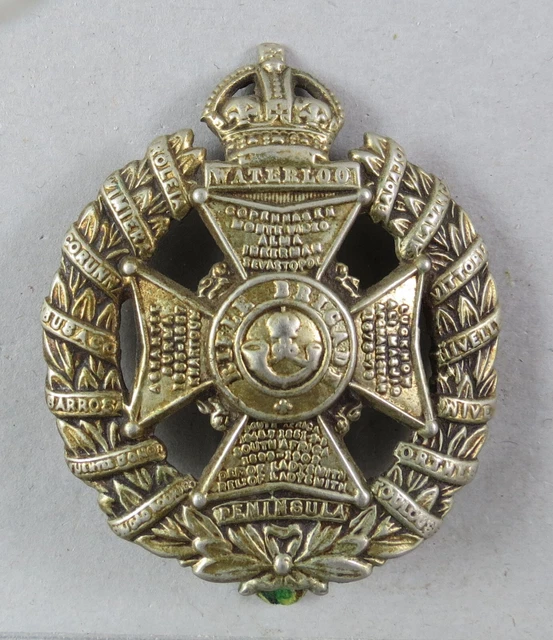 GENUINE MILITARY CAP Badge The Rifle Brigade British Army Infantry WW1 ...