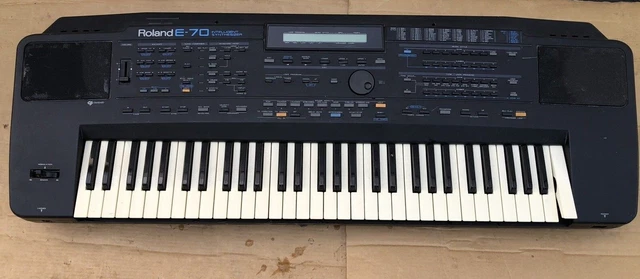 ROLAND E-70 INTELLIGENT Synthesizer keyboard £150.00 - PicClick UK