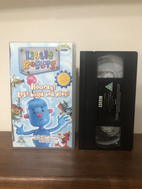 LITTLE ROBOTS VHS- Hooray Let’s Build And Play- CBeebies VHS 2003 £12. ...