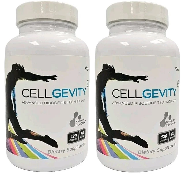 CELLGEVITY BY MAX INTERNATIONAL 120 caps Advanced Riboceine Technology ...