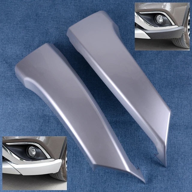 CHROME ABS FRONT Bumper Corner Lip Kit Fit For Mitsubishi Outlander ...