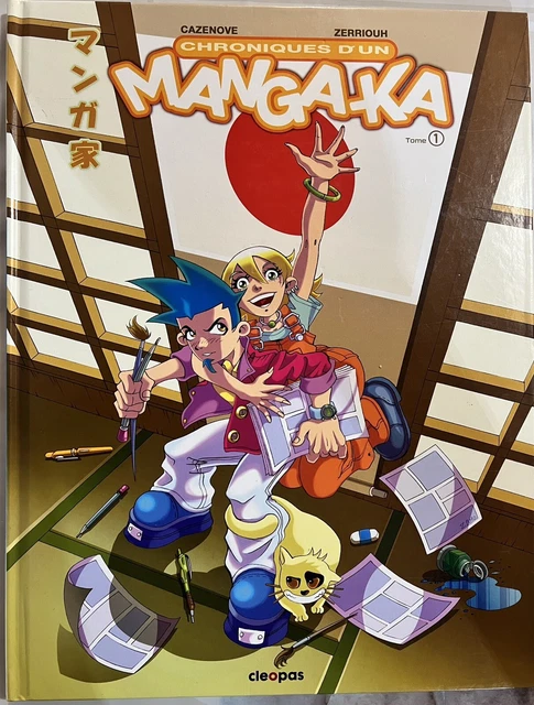 BD DÉDICACÉE &CHRONIQUES d'un Mangaka Tome 1 "par ZERRIOUH TBE - EO EUR ...