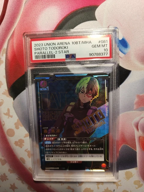 SHOTO TODOROKI UNION Arena 81 Parallel 2 star PSA 10 Lol Pop 5 My Hero ...