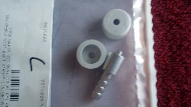 KARL STORZ 6003100 Sealing-Set Male Luer-Lock Conectr AND (6127590) 2 ...