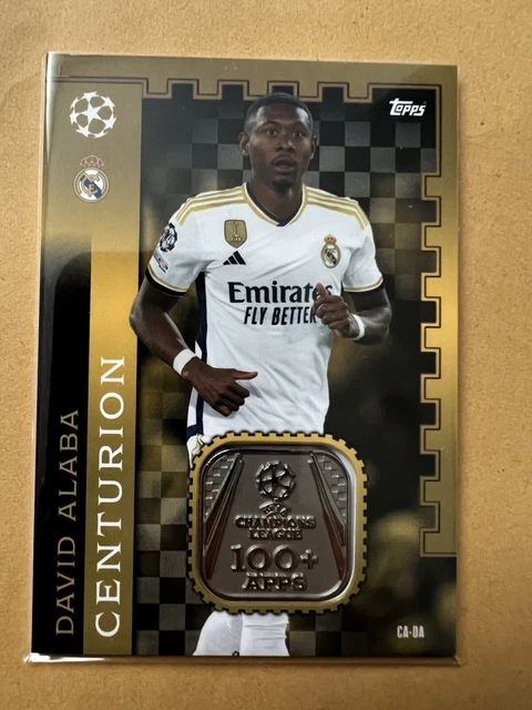 MATCH ATTAX 2023/2024 Ultra Rare Relic Centurion David Alaba Card Real ...