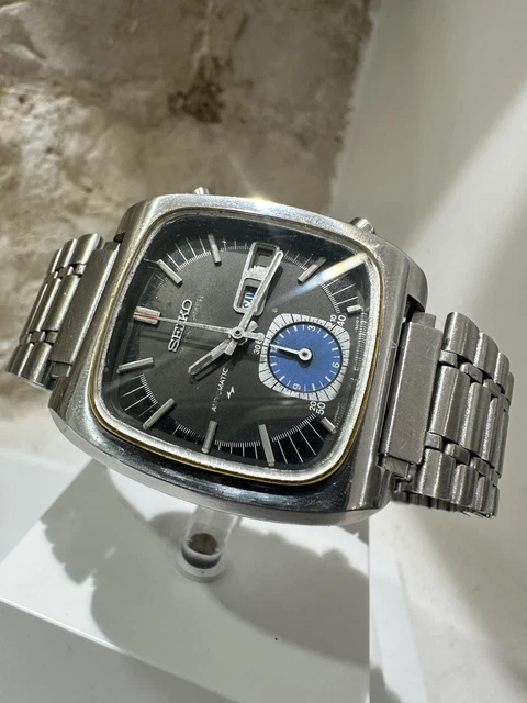 OROLOGIO SEIKO MONACO 7016-5011 vintage AUTO CHRONO MEN’S WATCH DAY ...
