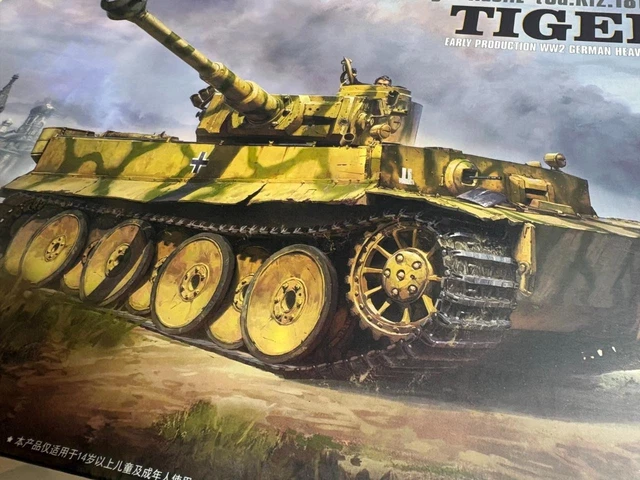 TIGER TANK 1/35 Tiger I SdKfz181 PzKpfwVI AusfE Tiger Model No4901 ...