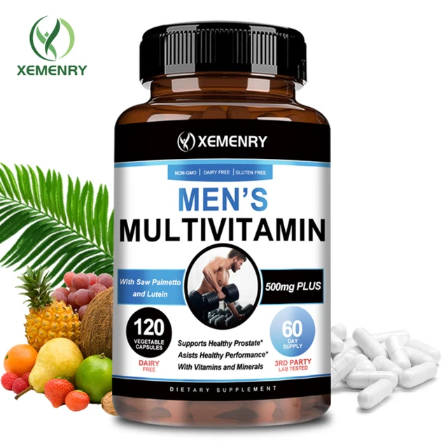 MEN'S MULTIVITAMIN-HIGHEST POTENCY Mens Prostate Multivitamin ...