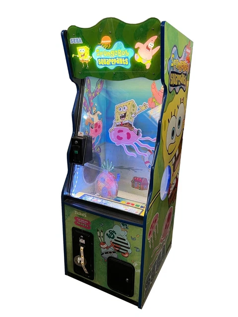 SPONGEBOB SQUAREPANTS ARCADE Machine - Ready to Play - Games Room ...