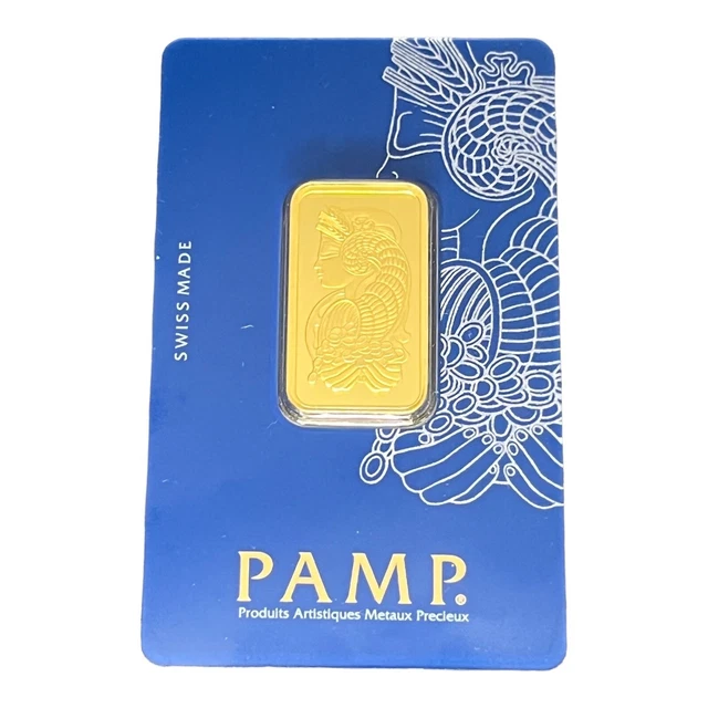 PAMP PURE GOLD Bar 20 g 24 ct .999 Bullion Minted Lady Fortuna Suisse ...