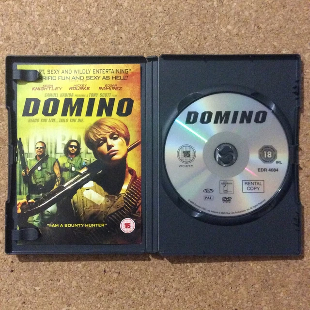 DOMINO DVD (2006) Keira Knightley, Mickey Rourke, Edgar Ramirez. VGC ...