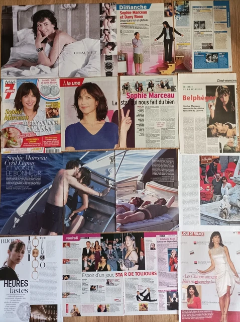 SOPHIE MARCEAU - Lot De Coupures De Presse Clipping Lot 2 EUR 5,00 - PicClick FR