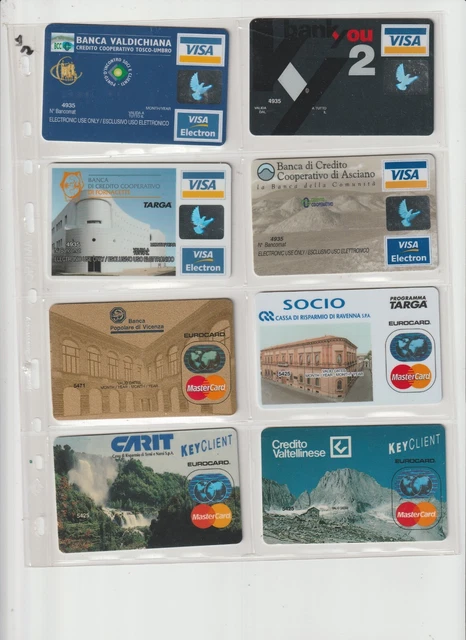 CARTE DI CREDITO E Bancomat Italiane Il Prezzo Per Ciascuna Va Da € 5 ...