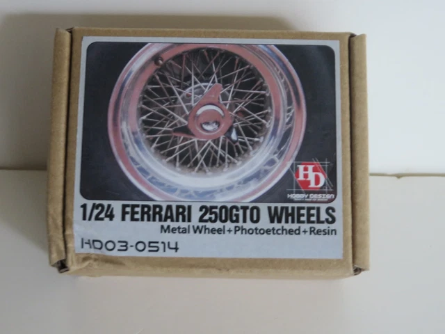 1/24 HOBBY DESIGN Ferrari Spoke wheel Kit EUR 28,71 - PicClick DE