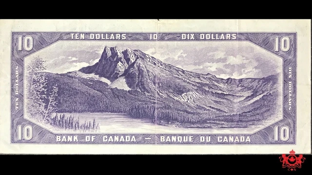 1954 BANK OF Canada $10 Devil Face Coyne/Towers C/D4024185 - VF/EF - $62.50 - PicClick CA