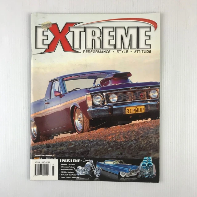 EXTREME AUG 2003 Number 3 Magazine Centrefold Poster inside $28.00 ...