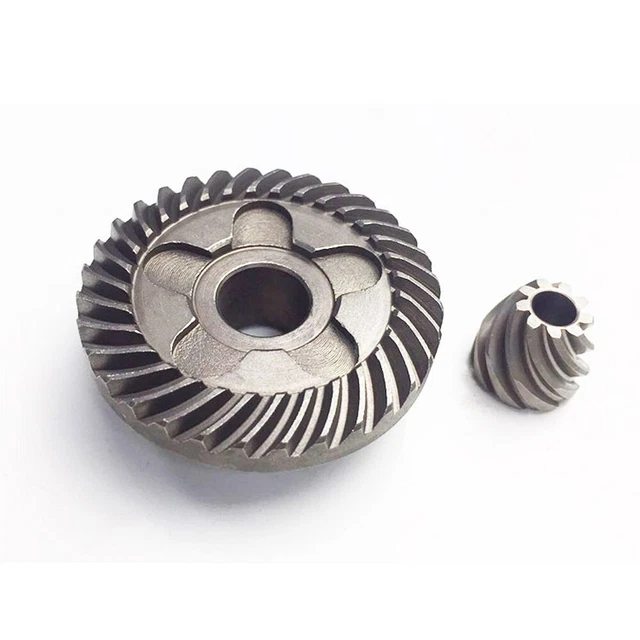 ENSEMBLE D'ENGRENAGES BISEAUTÉES en spirale pour meuleuse d'angle GWS6100 acier EUR 10,63 ...