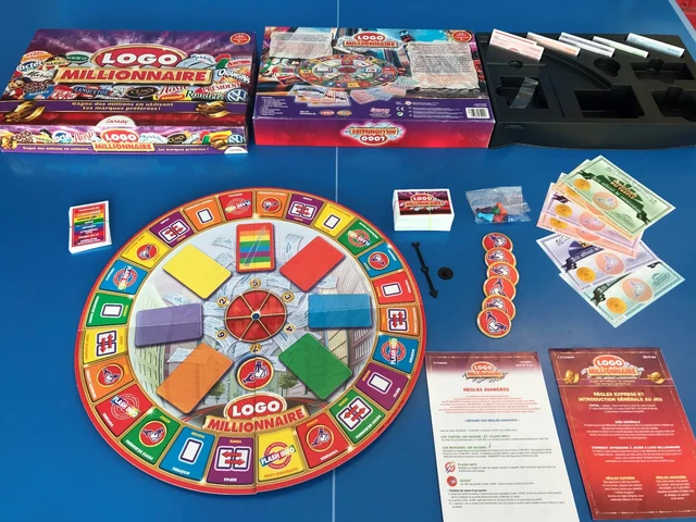 LANSAY JEU DE société Logo Millionnaire des marques TBE Livré Gratuit N ...