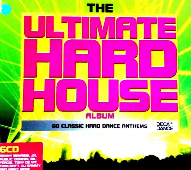 THE ULTIMATE HARD House Album - 6 X Unmixed Cds 60 Tracks Ibiza Trance ...