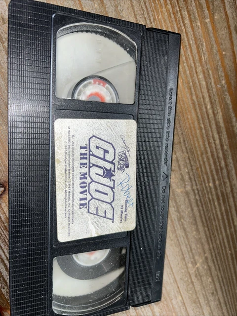 GI JOE: THE Movie VHS Tape (1987) Animated Feature Film Hasbro / Marvel ...