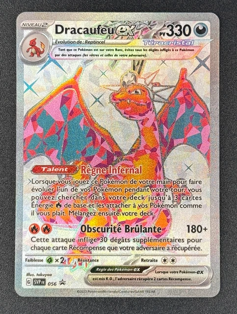 DRACAUFEU EX 056 Carte Pokemon Promo Ecarlate Et Violet Near-Mint/Mint EUR 6,00 - PicClick DE