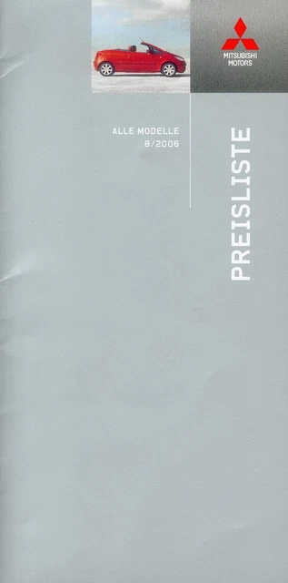 Mitsubishi Colt Preisliste Pdf
