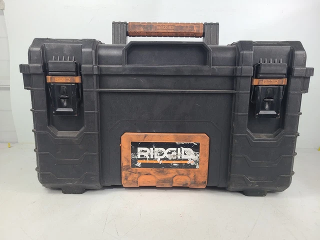 RIDGID PRO GEAR System Modular Tool Box Storage Chest (22"x13"x12") £76 ...