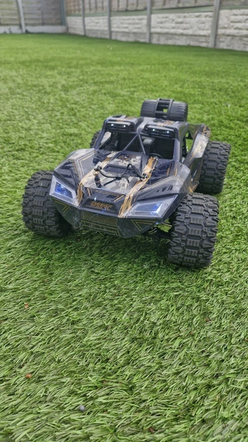 DEERC 1:14 ALL Terrain Fast RC Car, 40KPH High Speed RC Truck with LED Headlight £63.08 ...