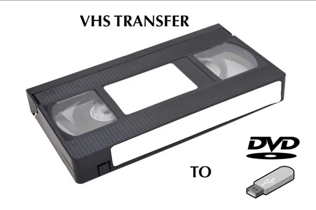 VHS TO DVD Transfer 7 VHS TAPES Service Or Digital USB + Photos $55.00 ...