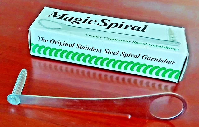 MAGIC SPIRAL FOR Vegetable Garnisher Cutter Slicer Stainless Steel New ...