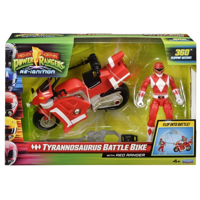 CHARACTER OPTIONS MMPR Battle Bike With Red Ranger NEW $65.51 - PicClick AU