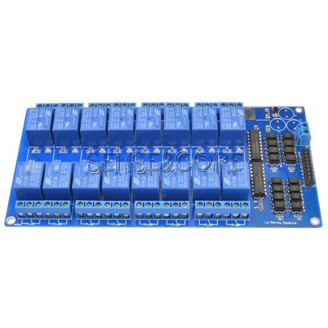 MÓDULO DE BLINDAJE de relé 16CV 5V 10A para Arduino - optoacoplador - más rápido EUR 14,06 ...